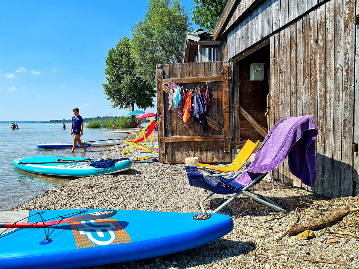 Strandbad Chieming am Chiemsee – Urlaub in Deutschland